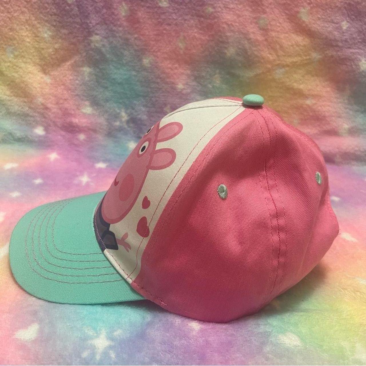 Peppa Pig Green and Pink Hat | Depop