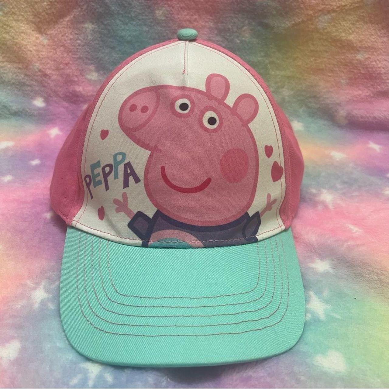 Peppa Pig Green and Pink Hat | Depop