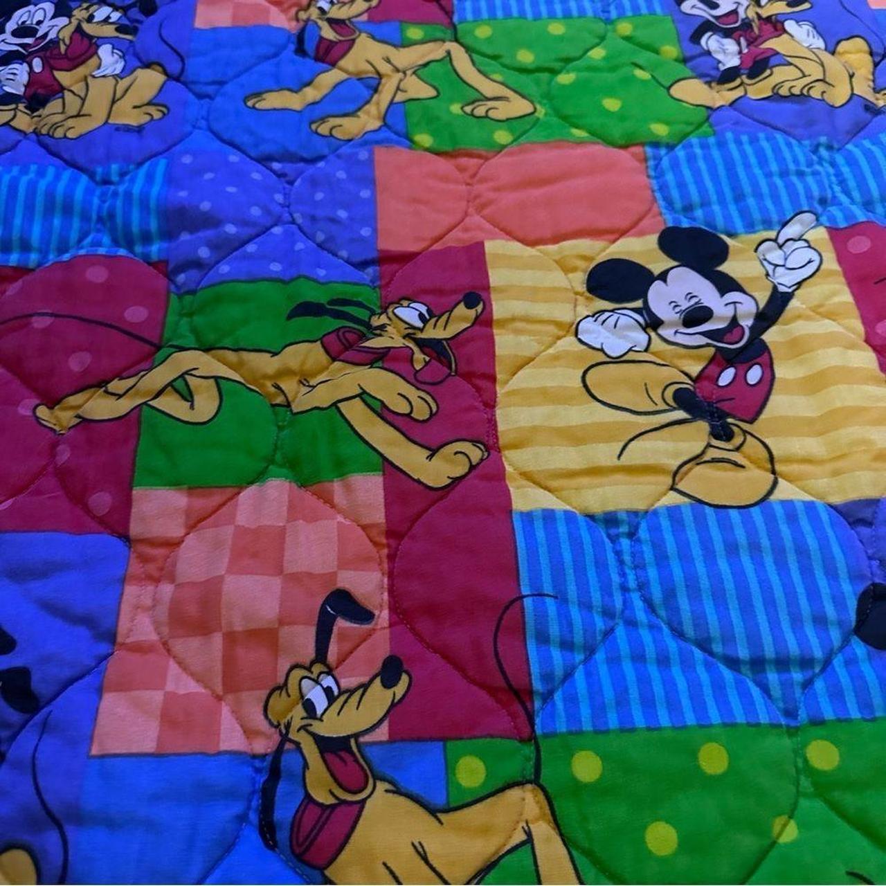 Disney Mickey Mouse & Pluto Throw Blanket child baby... - Depop
