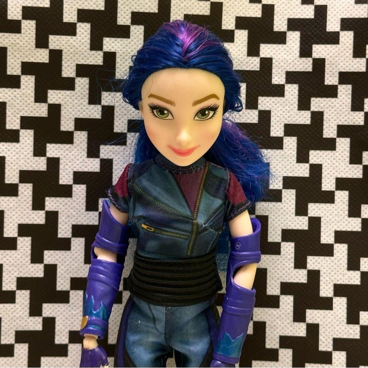 Disney Descendants 3 Mal doll 11” articulated blue... - Depop