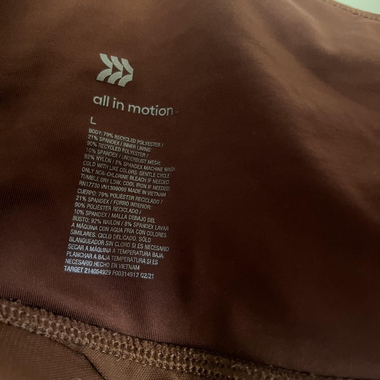 RUST SPORTS BRA Women’s burnt orange / brown... - Depop