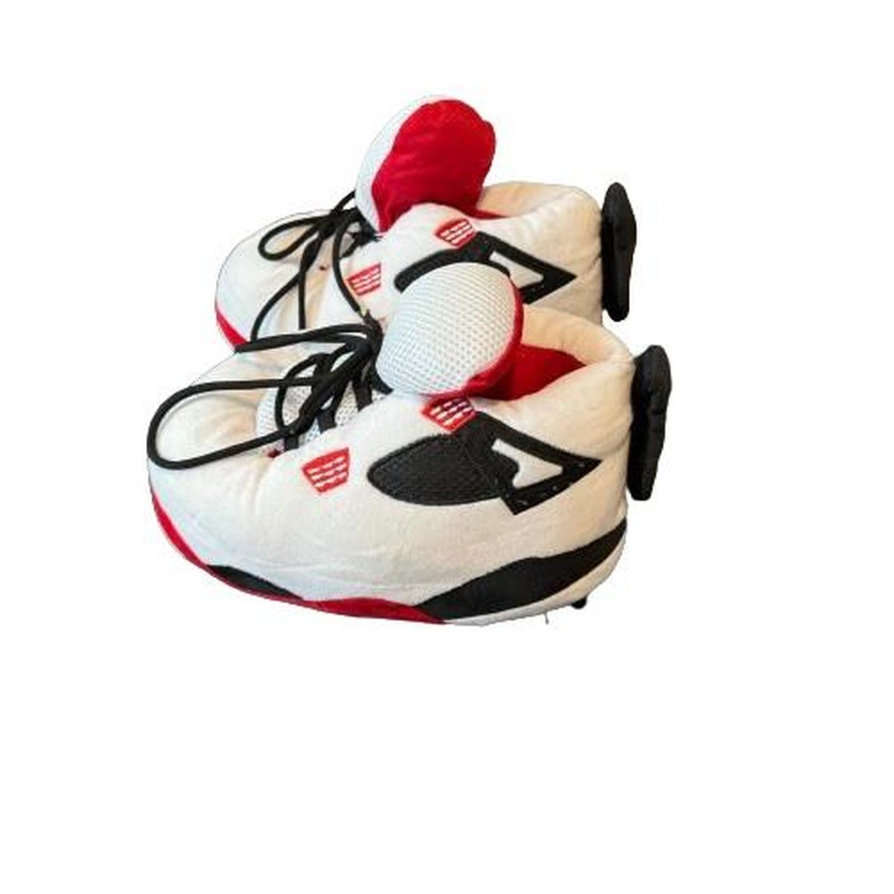 size 9.5, 11.5 - jordan 4 slippers - Depop