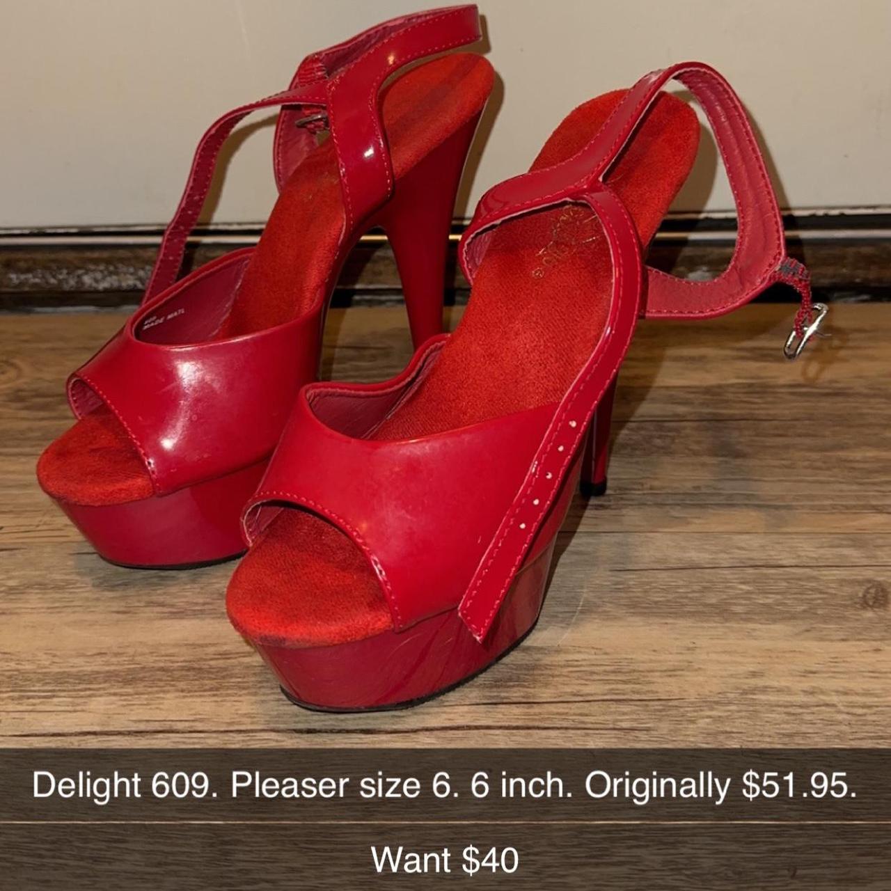 Pleaser Delight-609 6 inch heel - Depop
