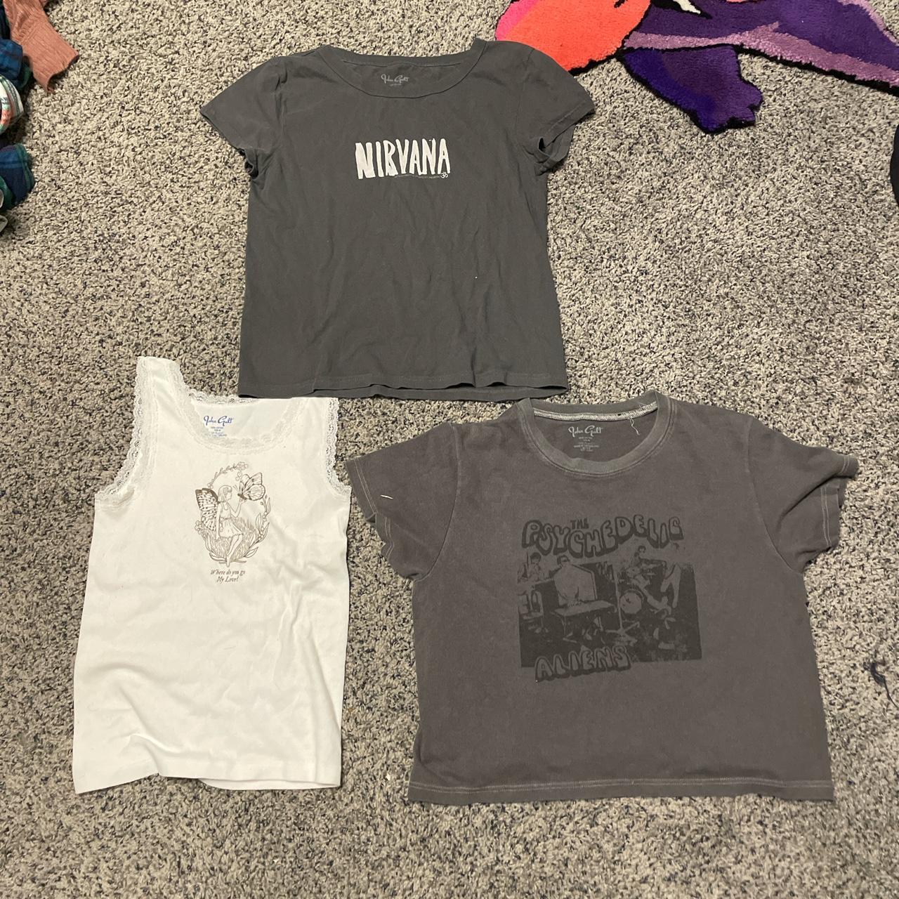 Brandy Melville bundle shirts!!! Brandy size “No... - Depop