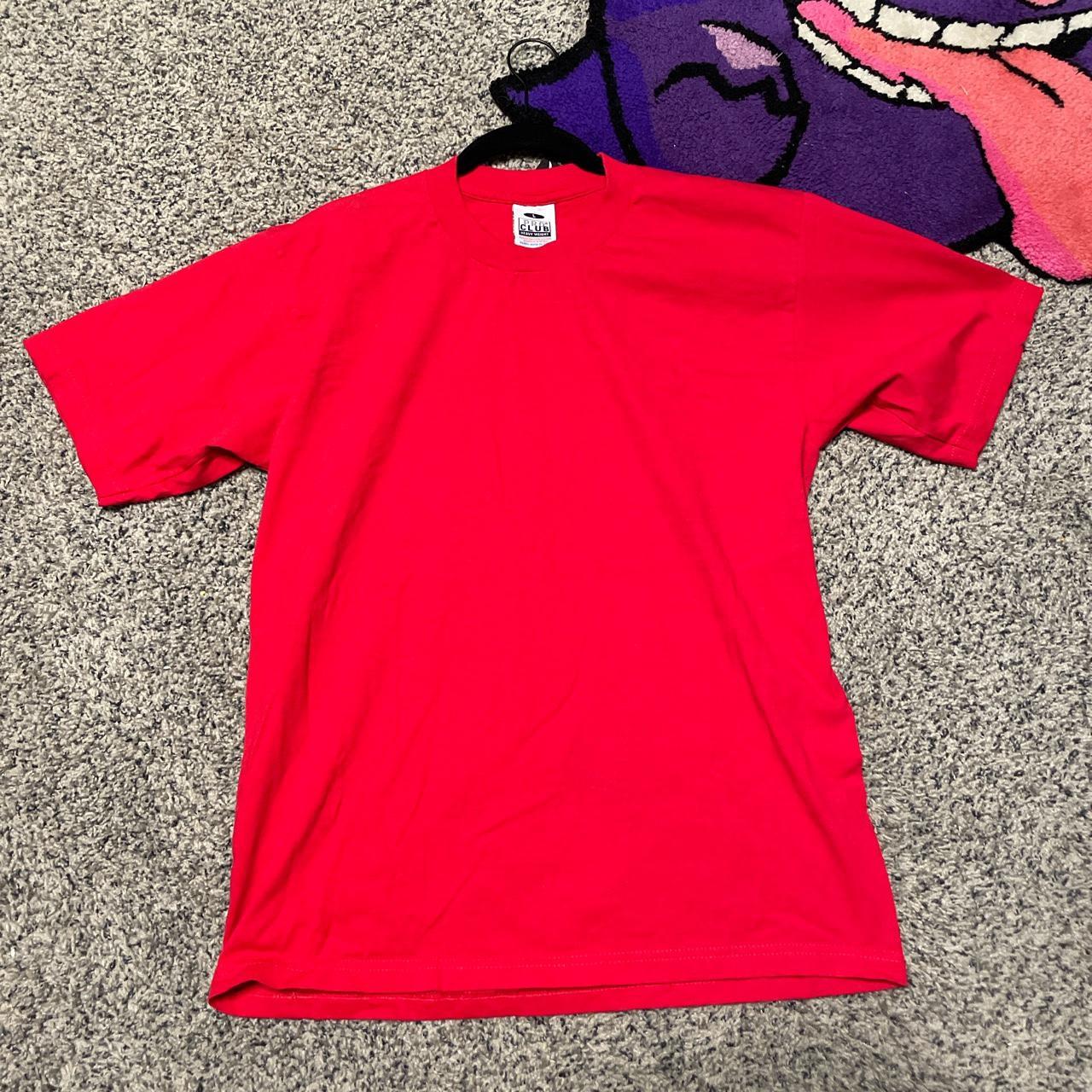 Red Pro Club T shirt size L “No paypal” - Depop