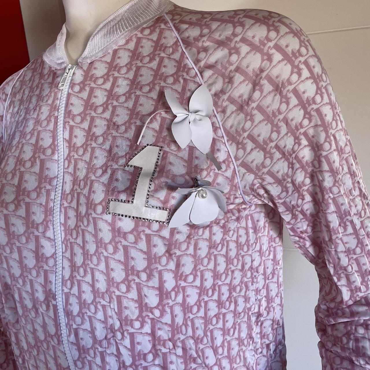 Dior monogram pink diorissimo jacket from the 2000’s... - Depop