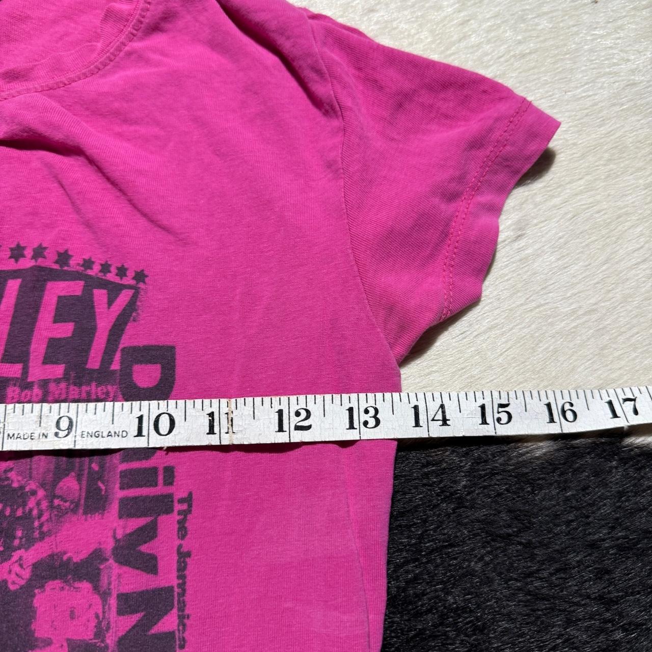 super cute y2k 2000s style hot pink bob marley... | Depop