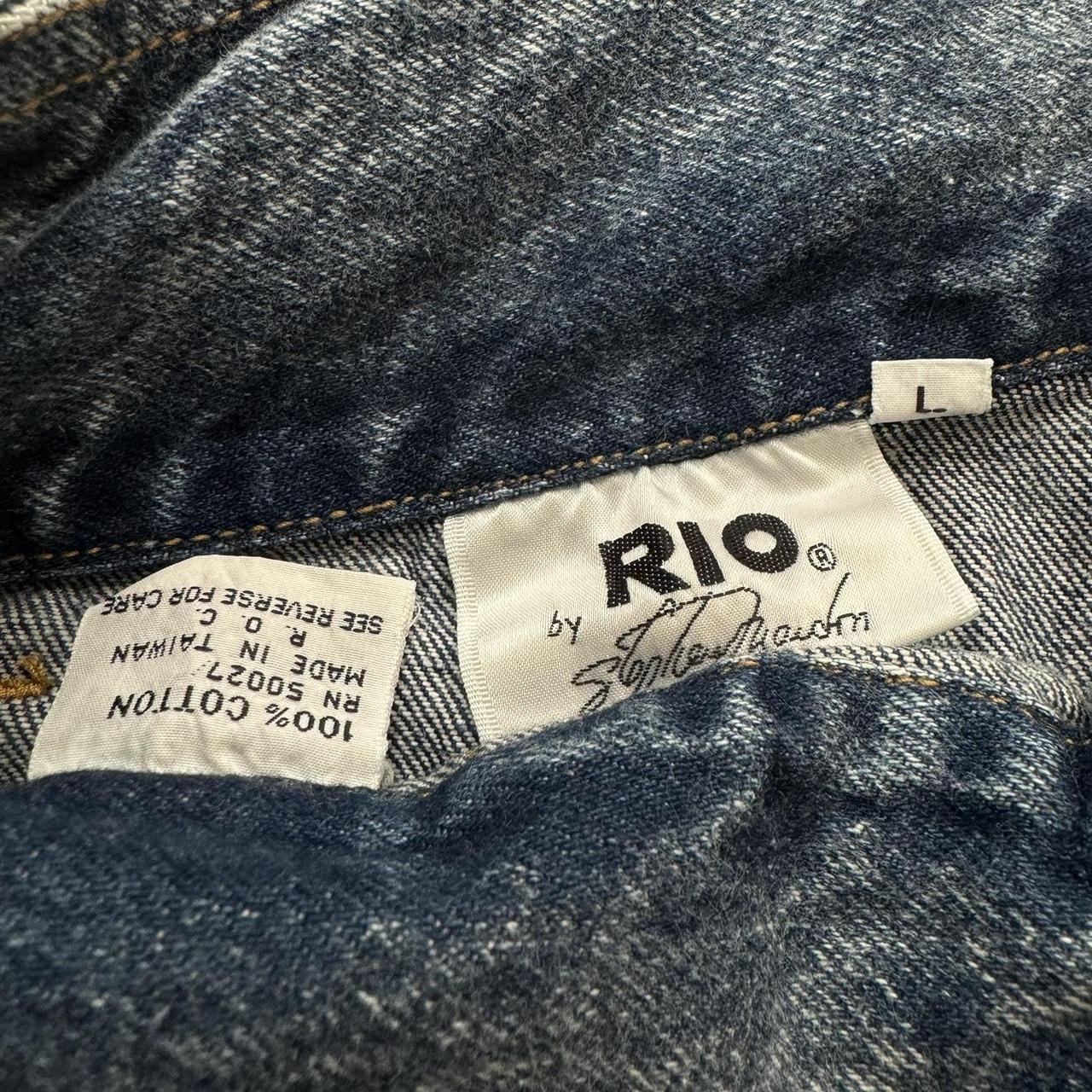 Vintage 80s RIO Jeanswear High Rise Acid Wash Mom... - Depop