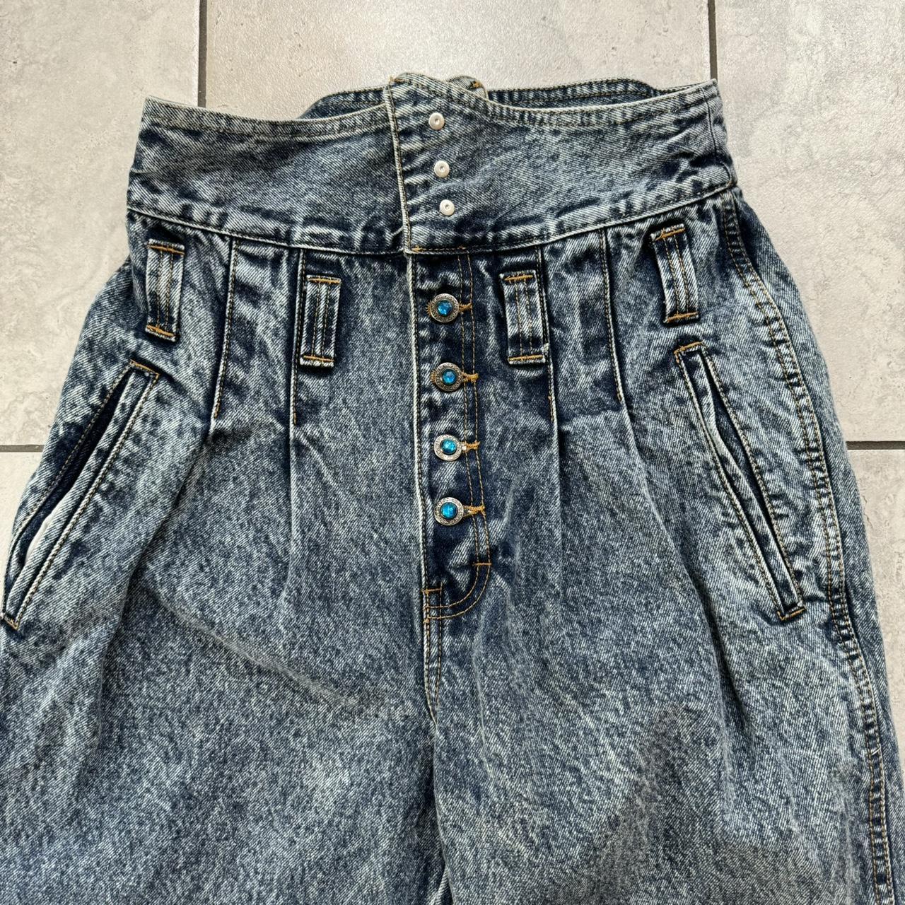 Vintage 80s RIO Jeanswear High Rise Acid Wash Mom... - Depop