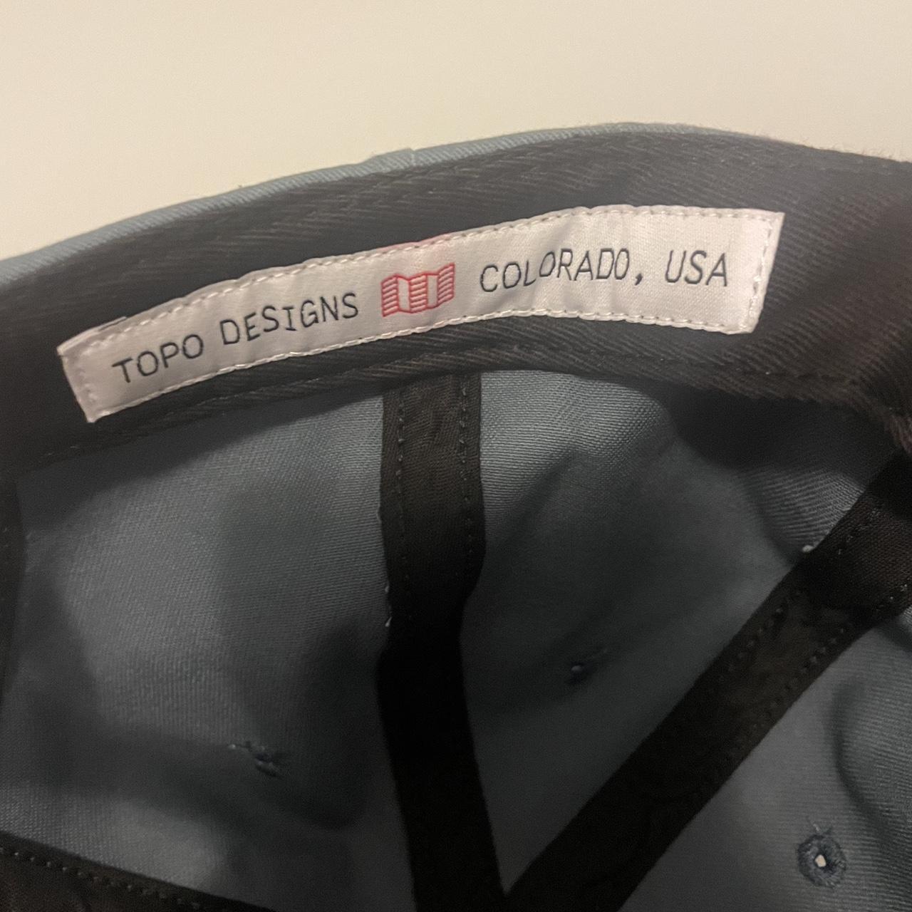 Topo Designs 5 panel canvas hat, like new! Never worn 🤙 - Depop