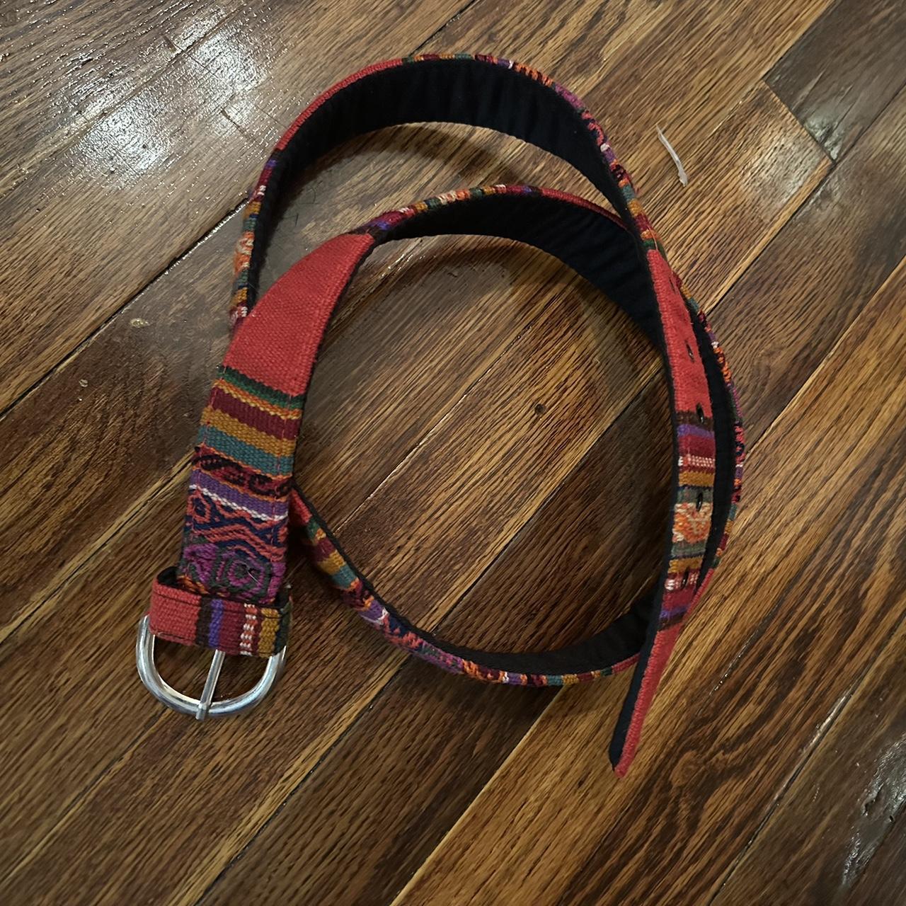 Woven Peruvian belt - Depop