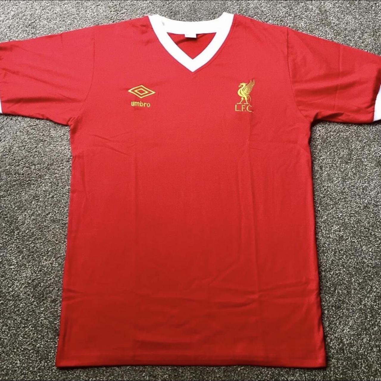 Retro Liverpool 1976-1979 Home Shirt Size large - Depop