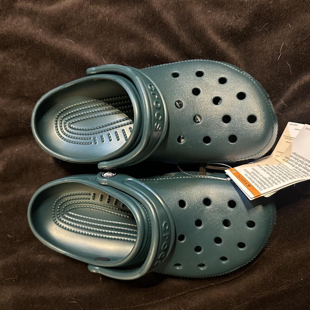 Crocs Forest green Womens 6 Mens 4 Brand new - Depop