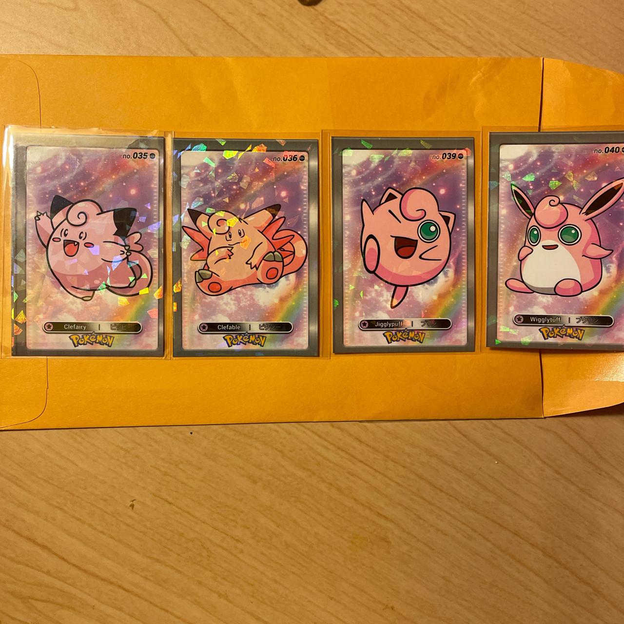 Pokemon database cards Pink edition - Depop