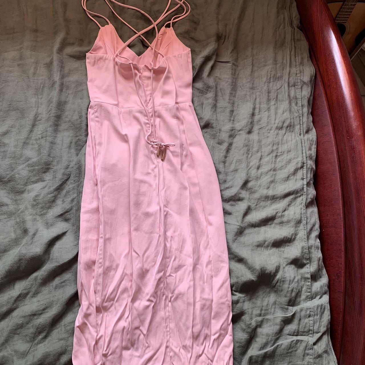 Blush Pink Bridesmaid Dress Worn Once Depop
