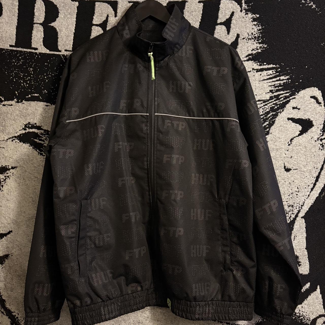 FTP x HUF Reflective All Over Jacket size large... | Depop