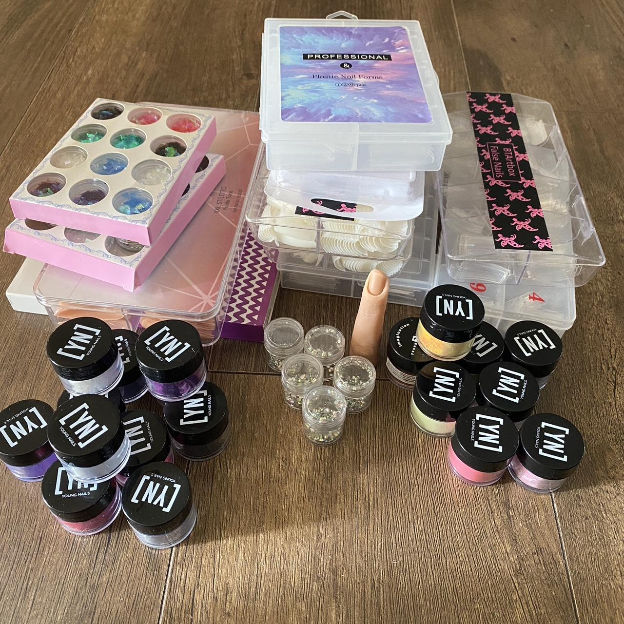 Starter nail kit! This is some of my nail supplies... - Depop