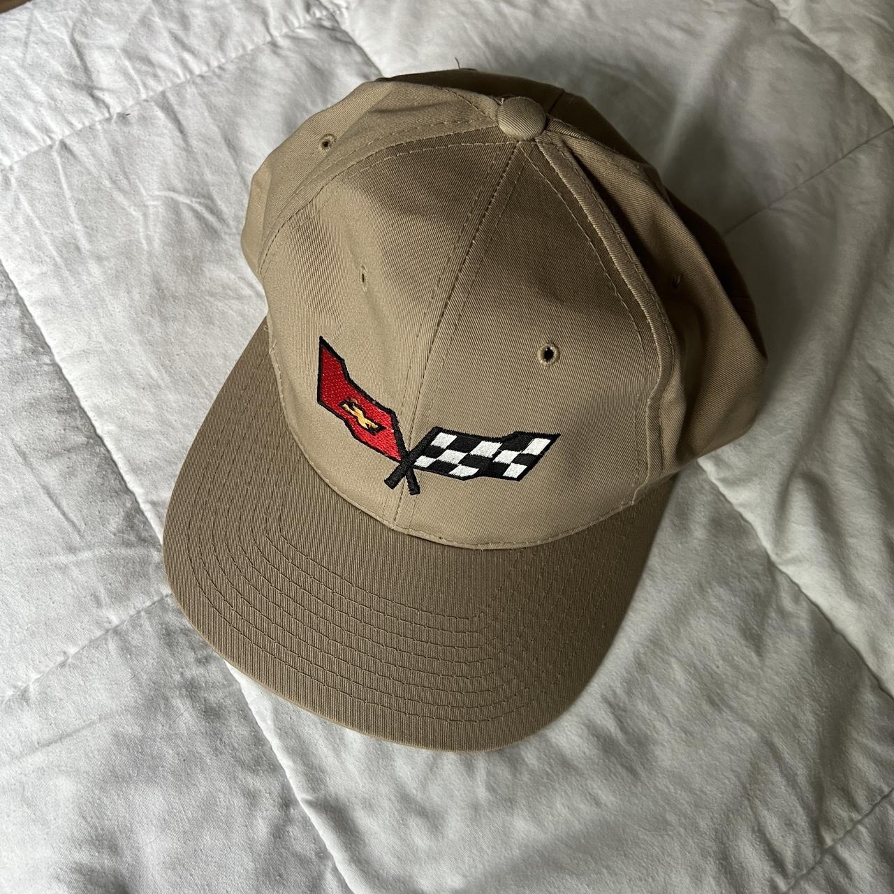 Chevrolet Corvette cap with racing flags and logo on... - Depop
