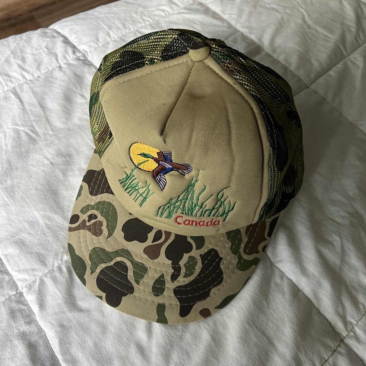 Camouflage Canada duck hunting hat. Really cool... - Depop