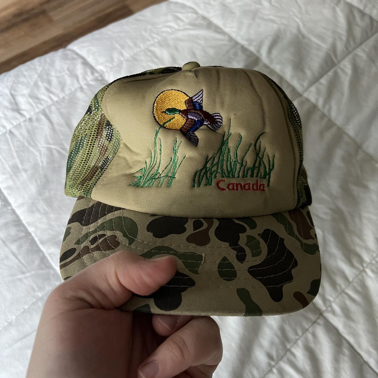 Camouflage Canada duck hunting hat. Really cool... - Depop