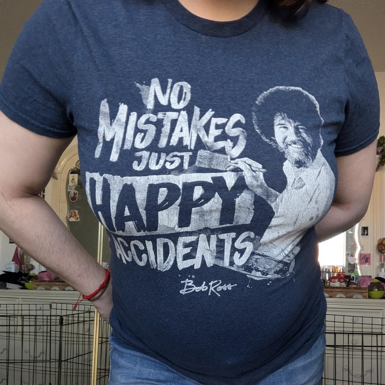 Bob Ross graphic tee 🎨 ~Cute and simple t shirt... | Depop