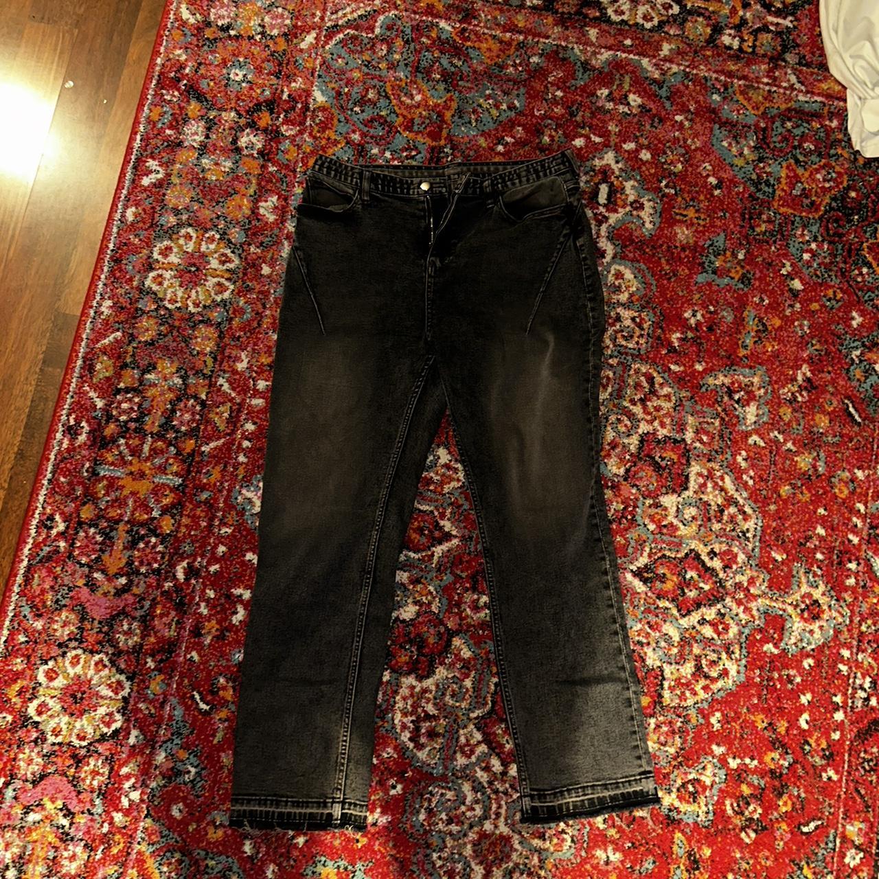 SS08 Number (N)ine Mudwashed Distressed Hem Pain... | Depop