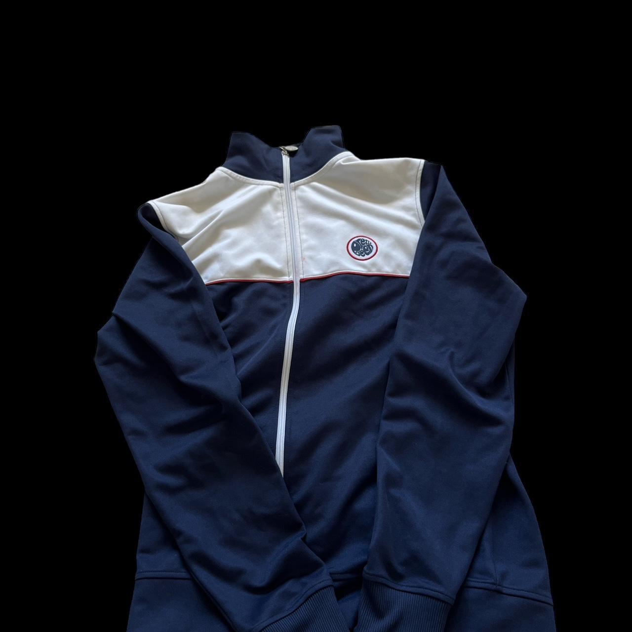 Pretty Green zip up jacket - slight red stain on the... - Depop