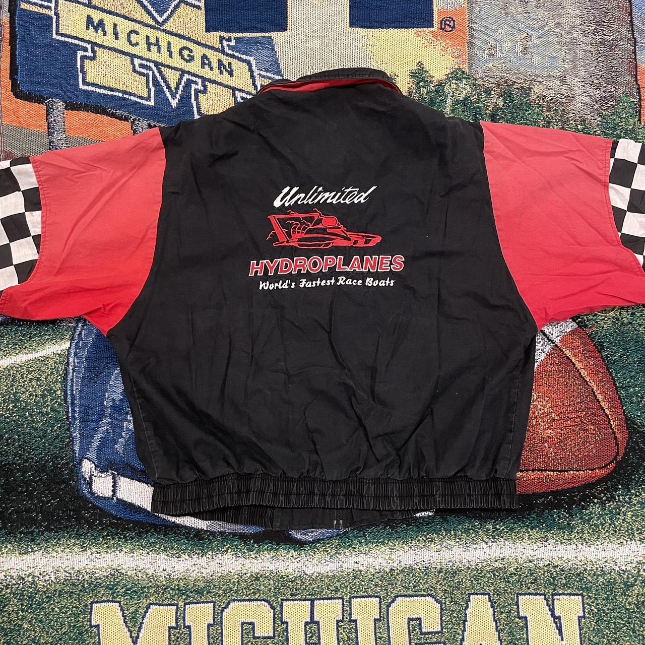 Vintage Hydroplanes Race Boat Jacket Size... - Depop