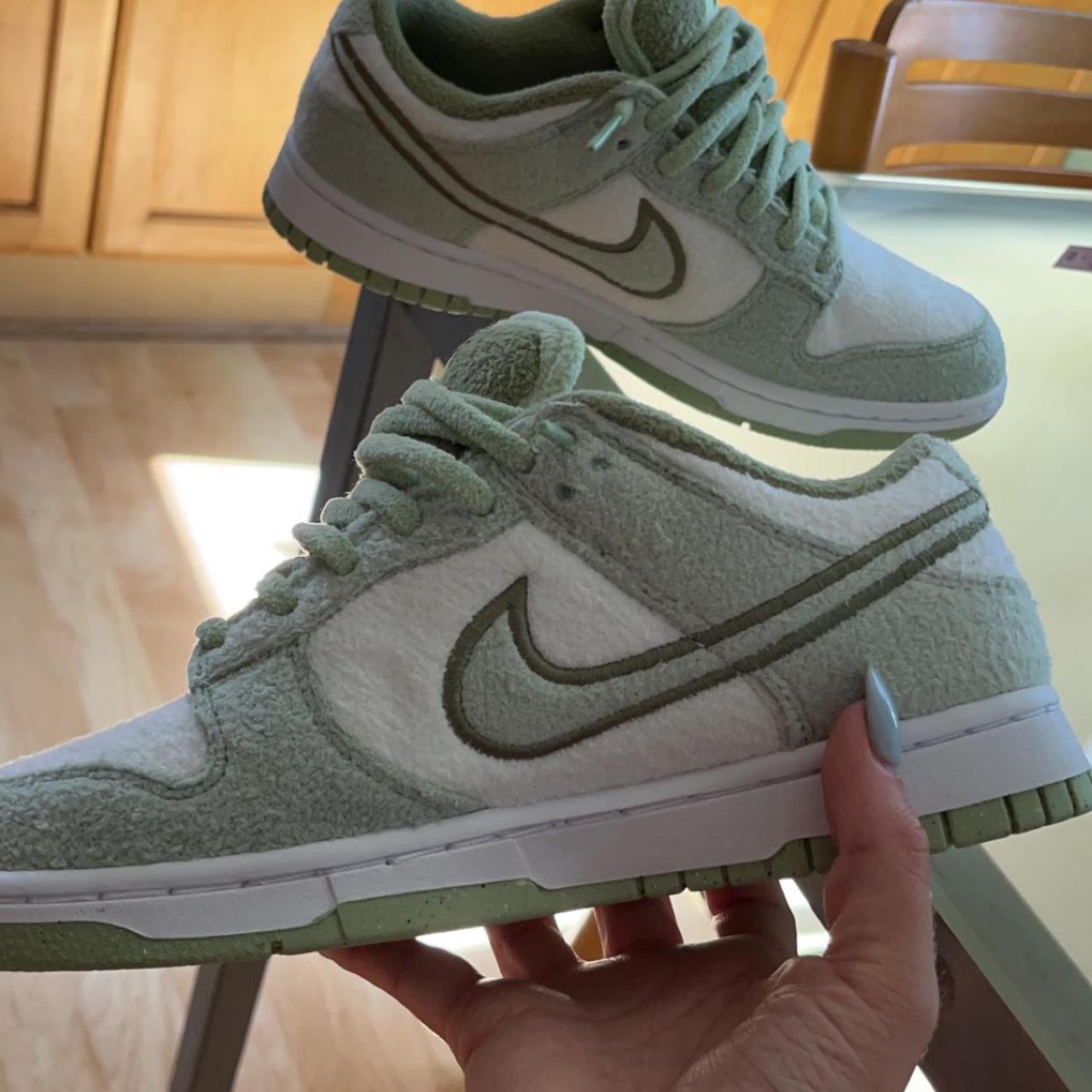 Like new. Honey dew Nike dunks women’s 8 Not... - Depop