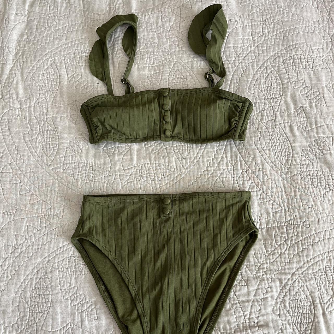 Green bathing suit - Depop