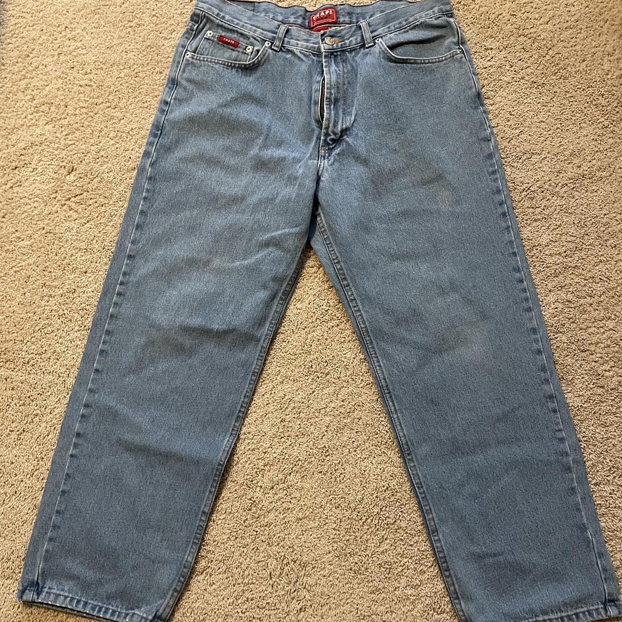 chaps denim classic fit baggy jeans size 36 x 30.... - Depop