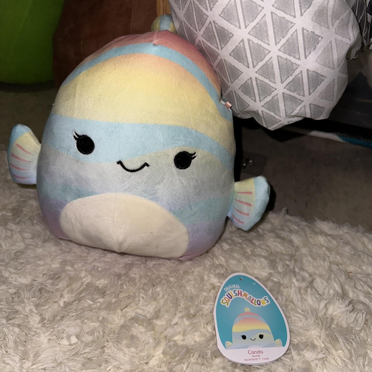 Rainbow fish squishmallow brand new with tags - Depop