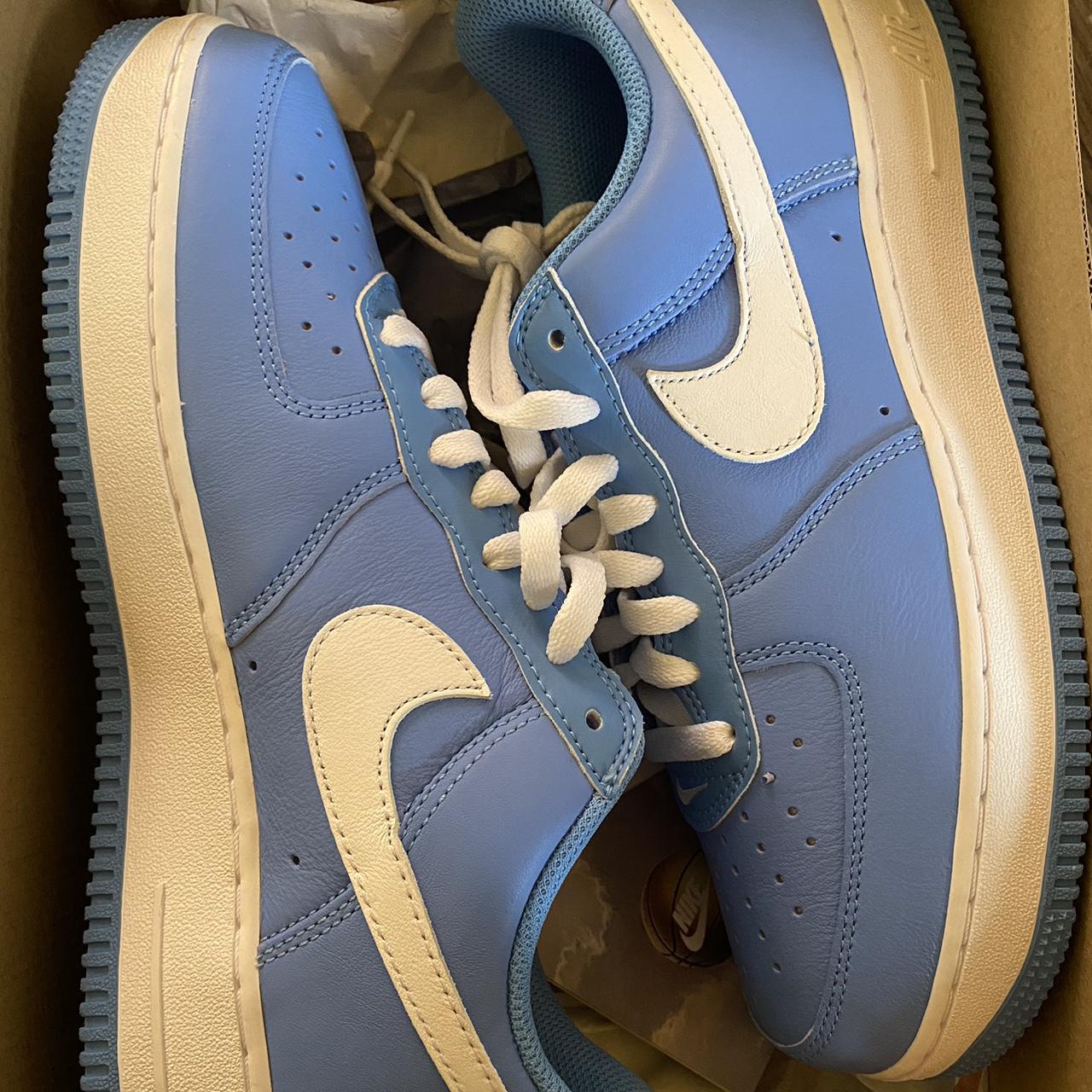 Air Force 1 low retro university blue brand new... - Depop