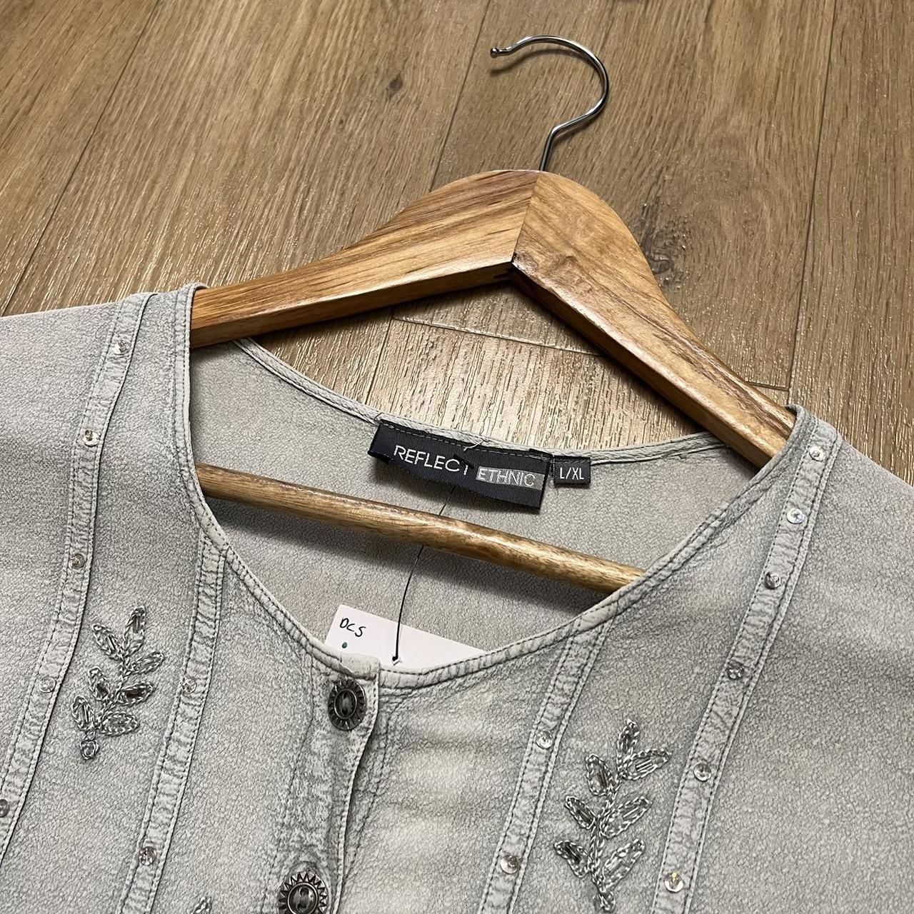 VINTAGE EMBROIDERED WHIMSYGOTH BLOUSE SIZE... - Depop