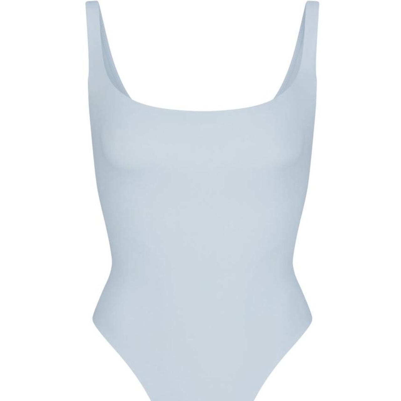 Skims square neck bodysuit top- M - Depop