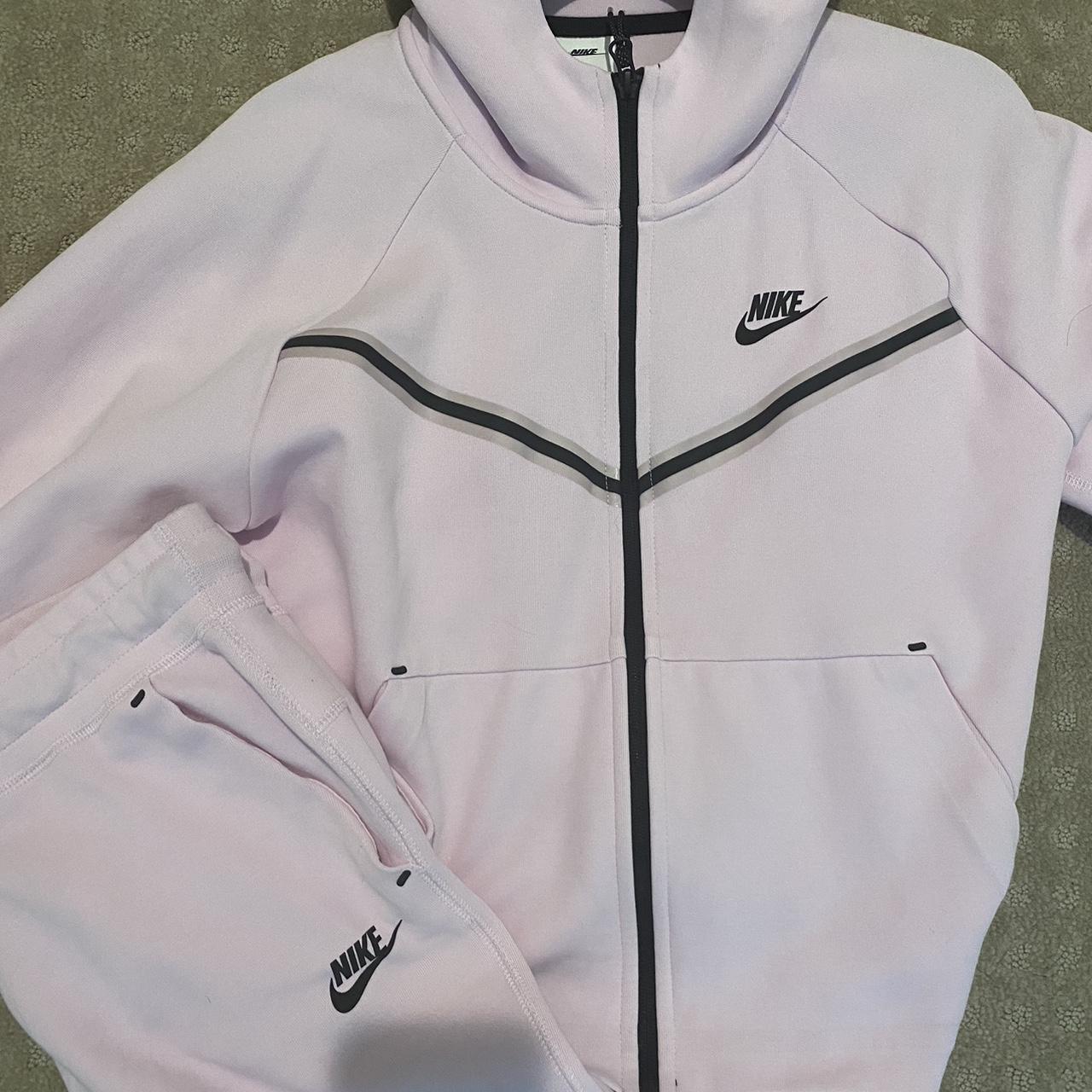 Pink Nike Tech Jacket Women’s size medium for top... - Depop