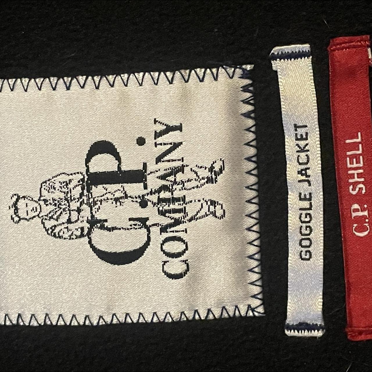 Cp company shell-r goggle coat In blue fits a size... - Depop