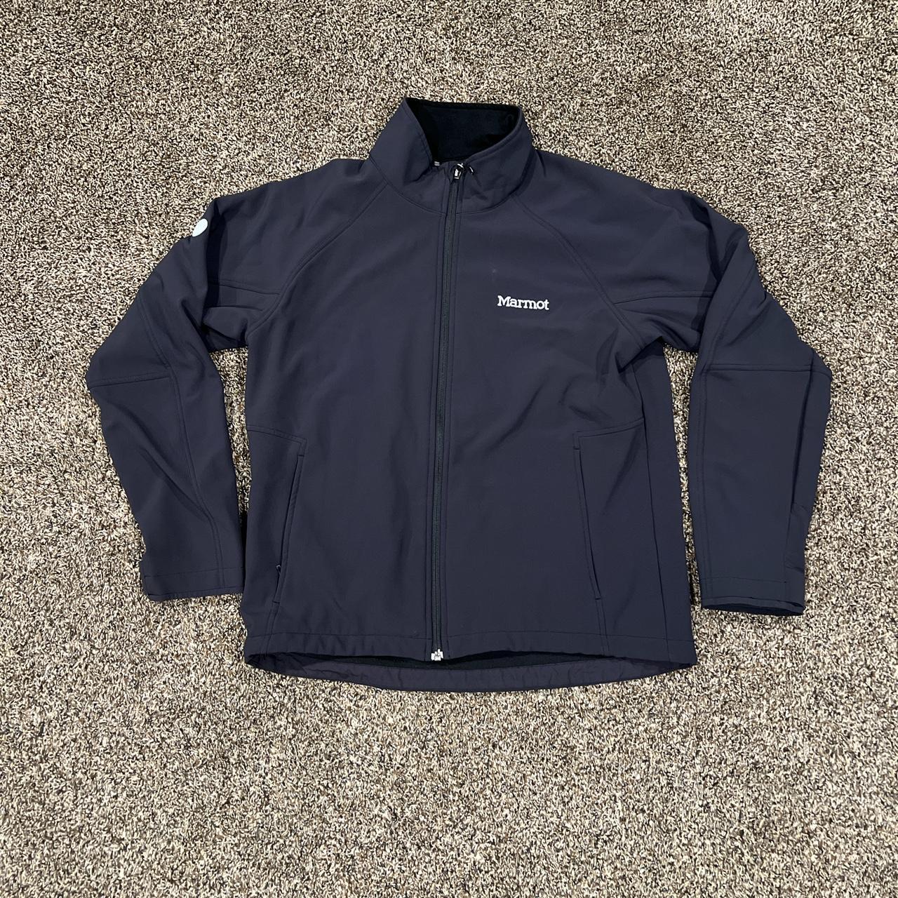 FREE SHIPPING Black Marmot jacket Medium weight... - Depop