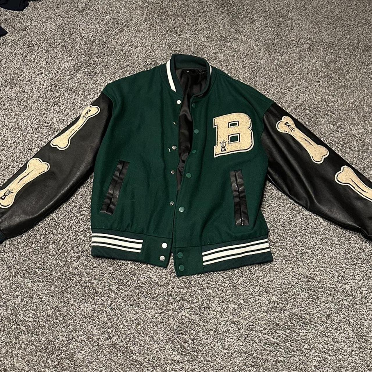 Aelfric Eden Letterman Varsity Jacket Baggy Fit on... - Depop