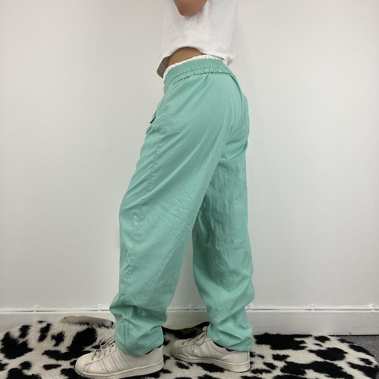 Vintage champion turquoise baggy tracksuit... - Depop