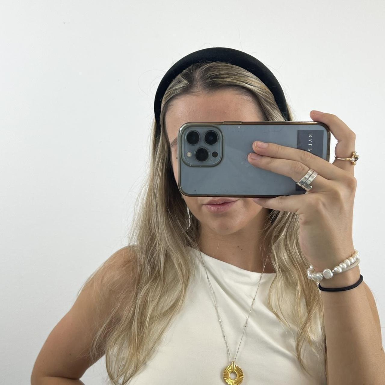 Cute vintage black Alice band Perfect for a costume... - Depop