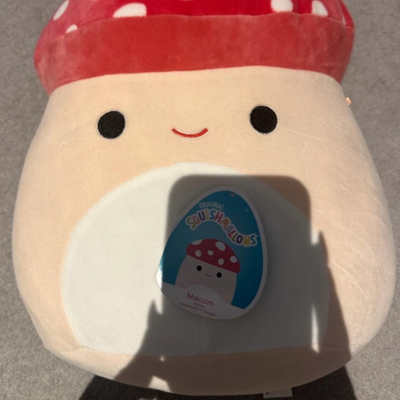 12" Squishmallow Mushroom (Malcolm) plush toy,... - Depop
