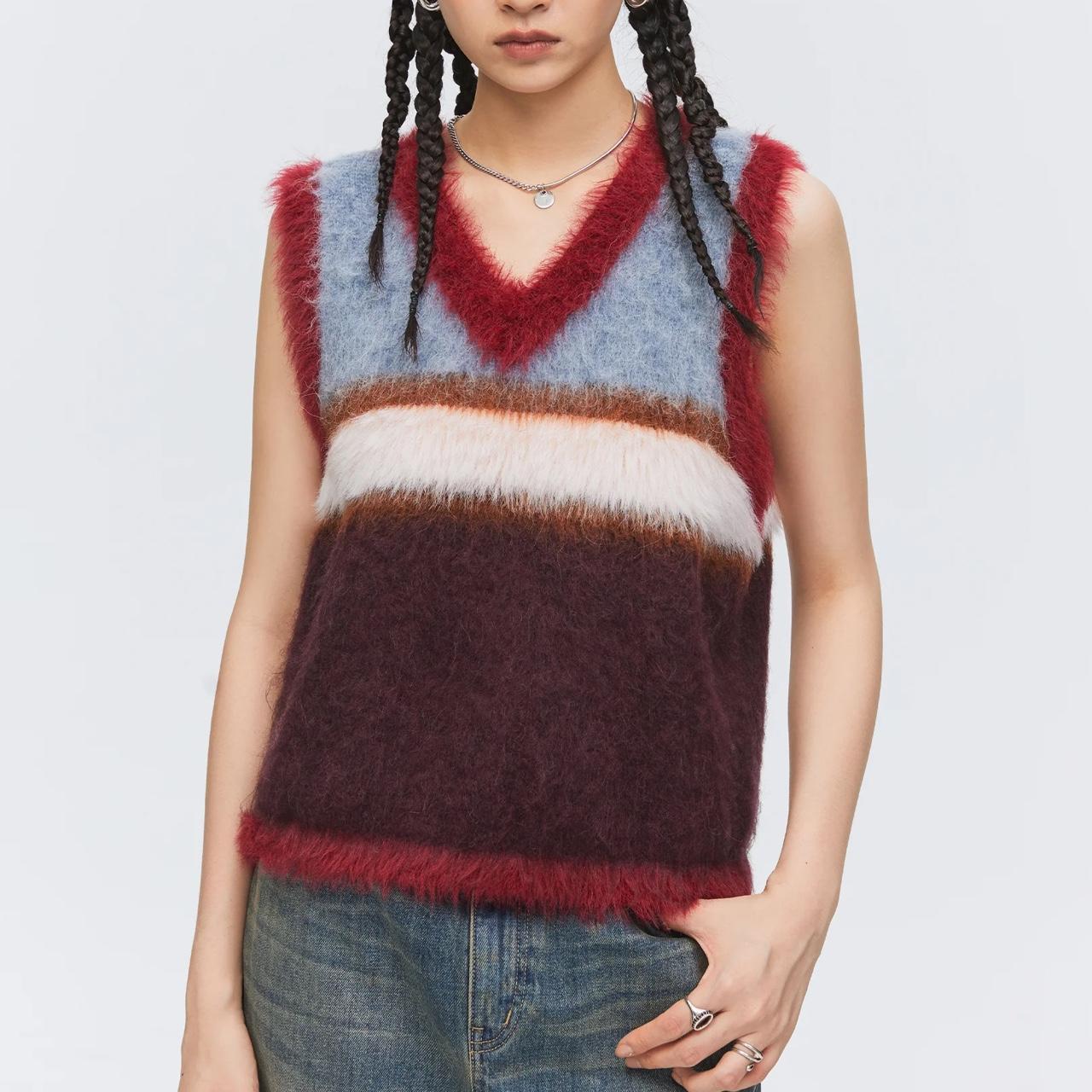 Wool+ Mohair Blend Vest 🧡 Simple Project Soft and... - Depop