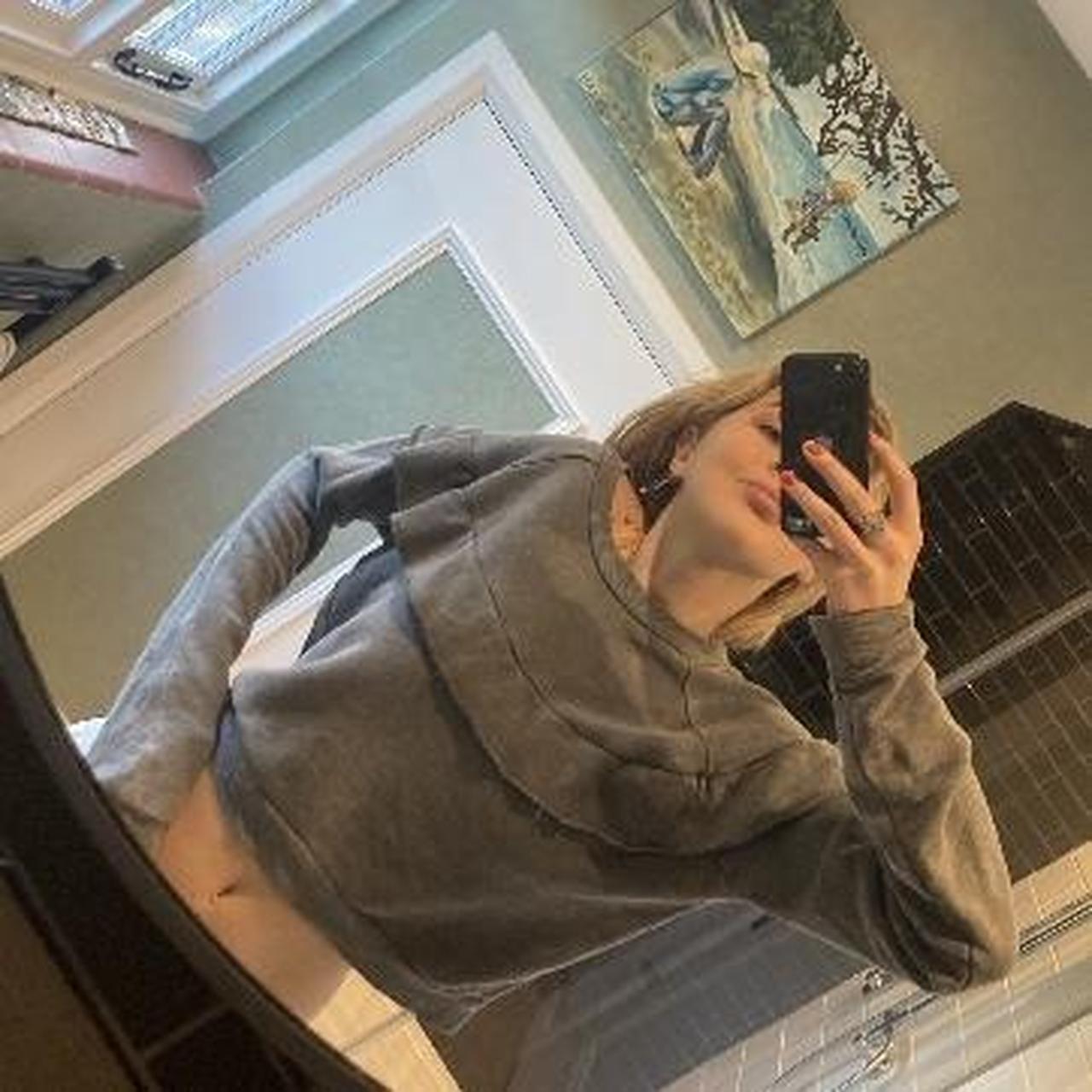 Subdued grey jumper In a size small but fits me... - Depop