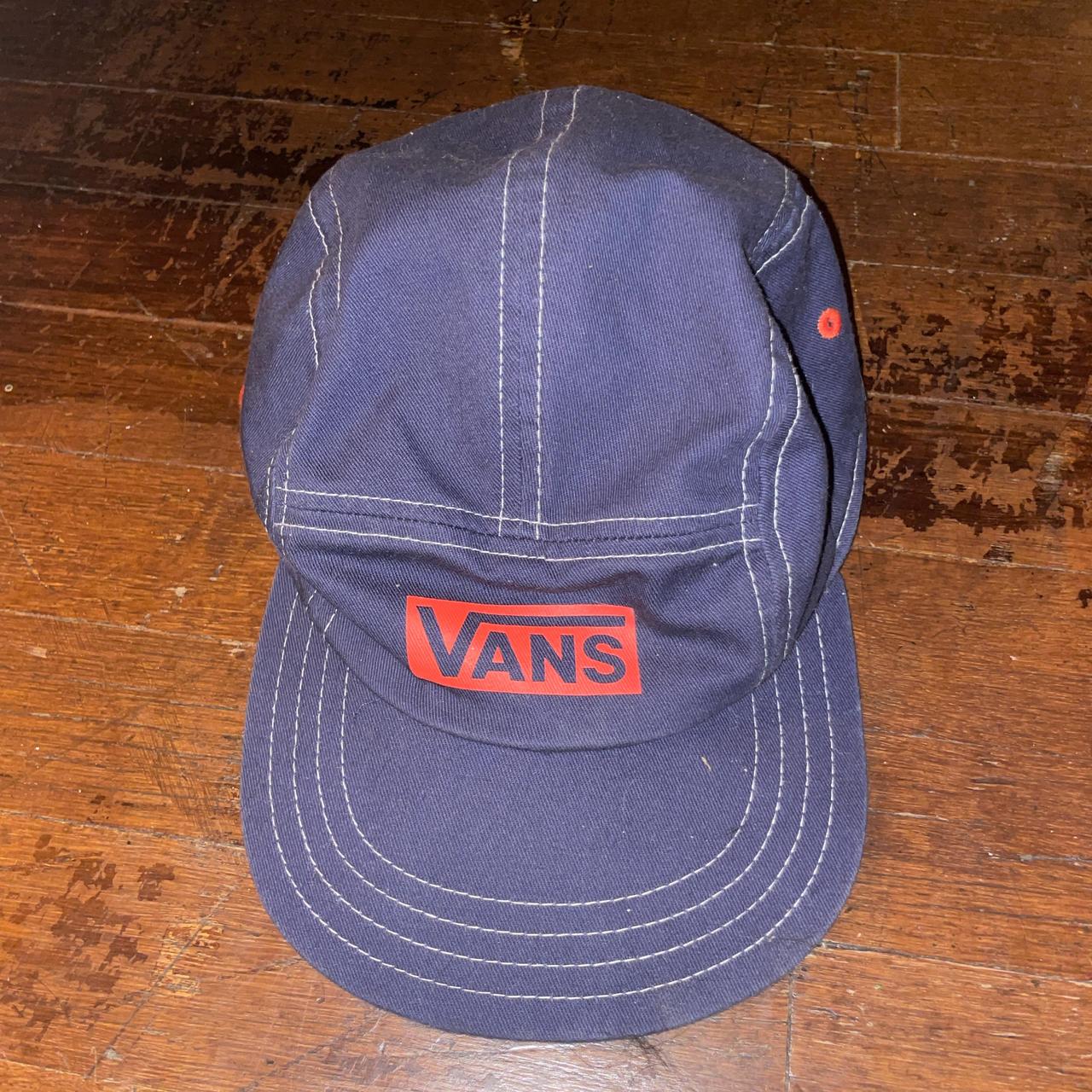 Navy Vans 5-panel hat One size #queerondepop - Depop