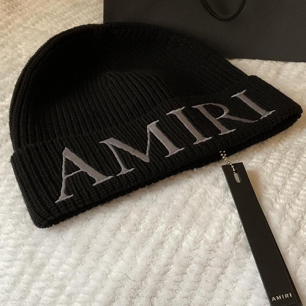 Brand new Amiri beanie still has tag. - Depop