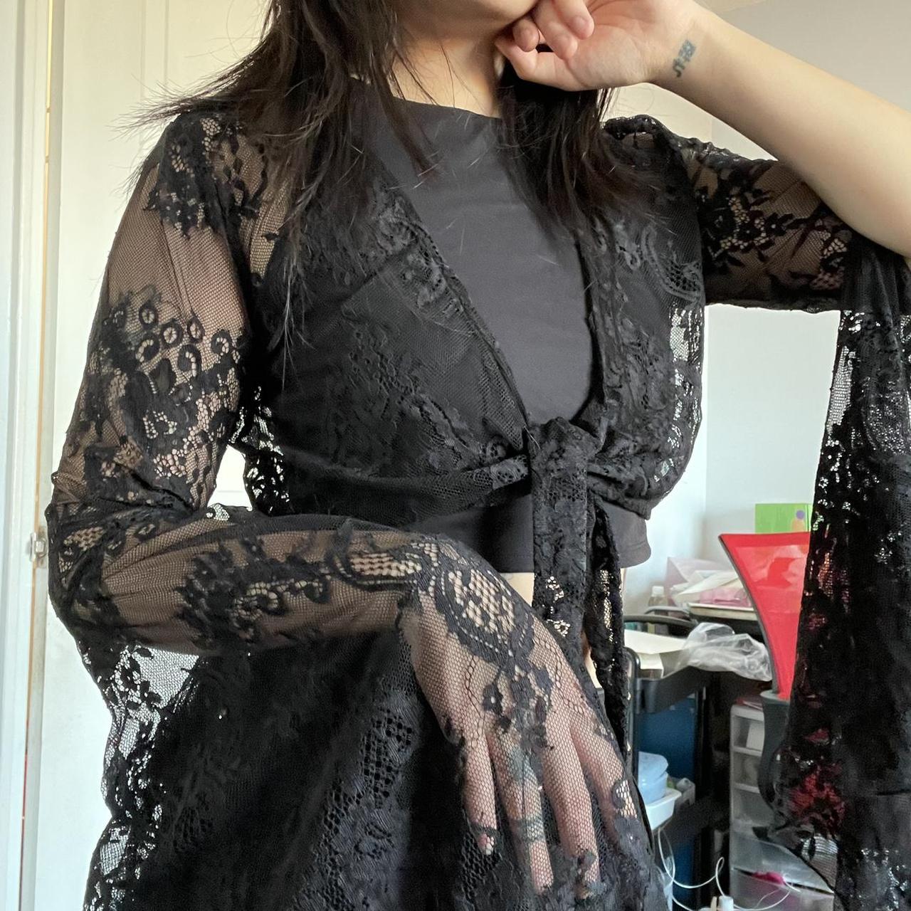 killstar lace bellsleve-esque... - Depop