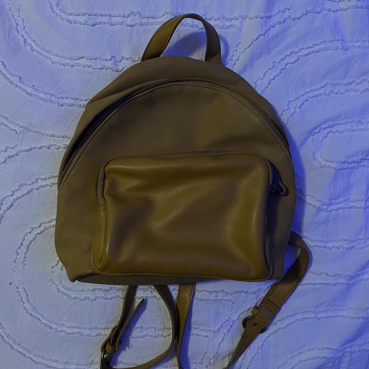 Pre loved Universal Thread backpack, mustard color.... - Depop