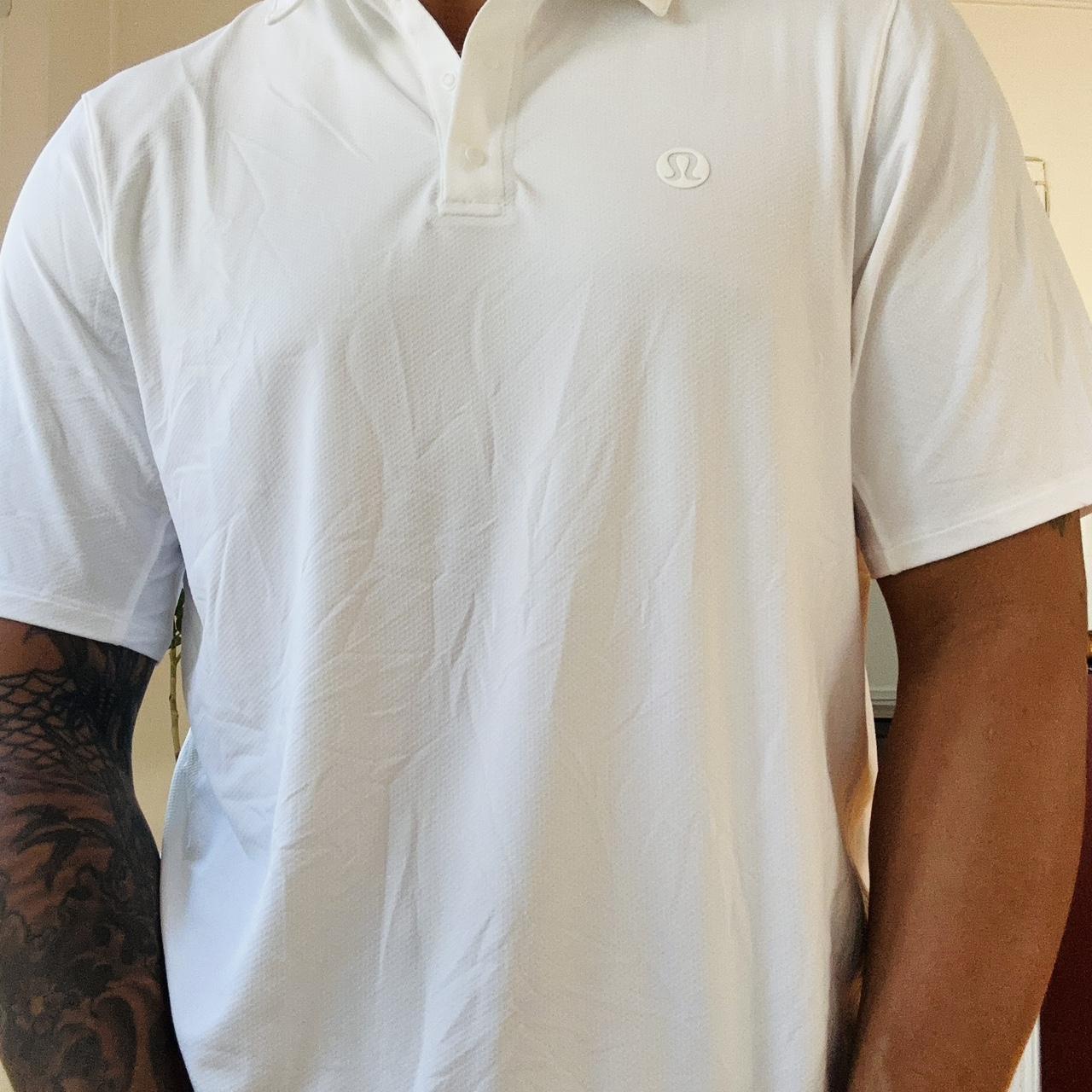 LuluLemon Logo Sport Polo Golf Shirt -Summer 23... - Depop