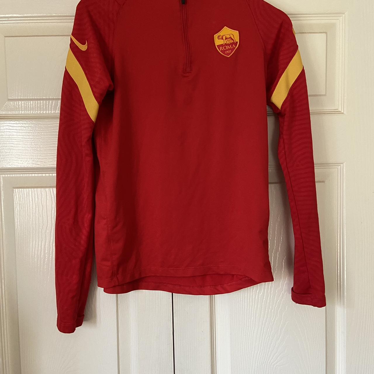 Nike Roma FC tracksuit top XL Youth but would fit... - Depop